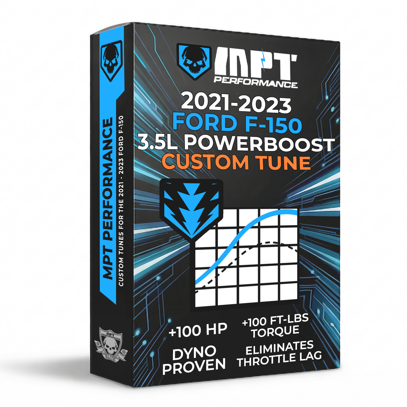 21-23 F-150 3.5L Powerboost MPT Dyno Tested Tune (+Optional Tuner ...